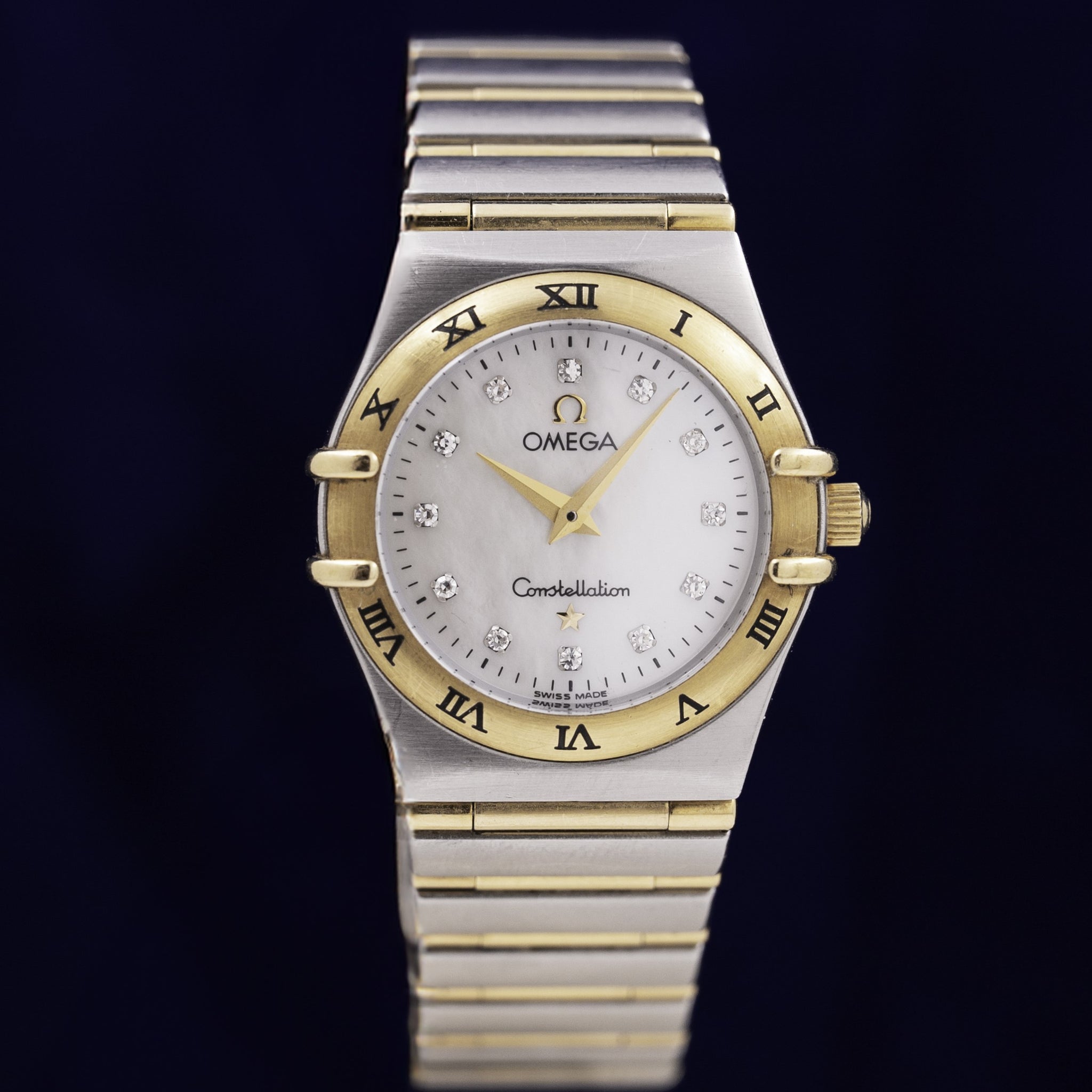OMEGA CONSTELLATION LADY BI-COLOR INDEXES DIAMANT